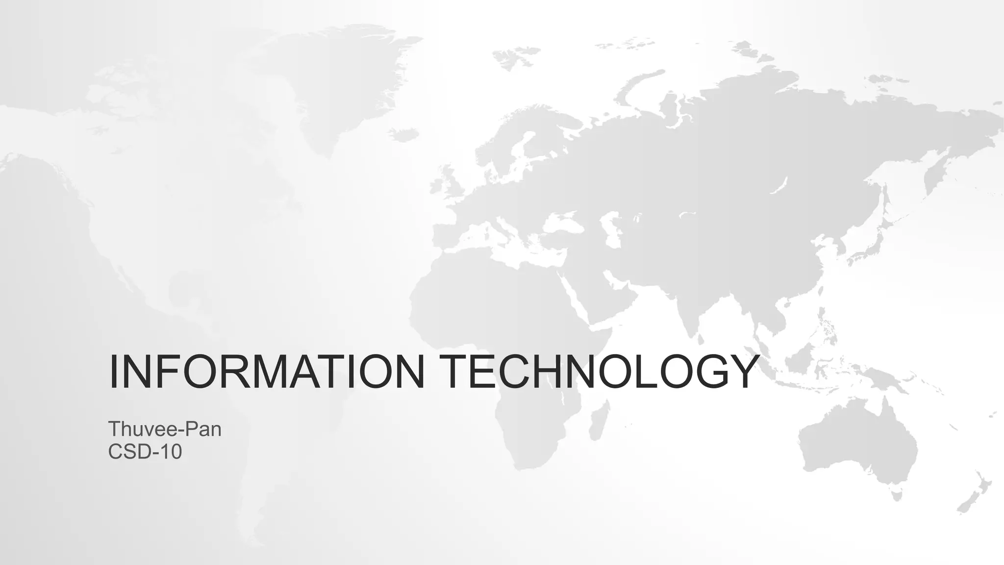 Information technology | PPTX