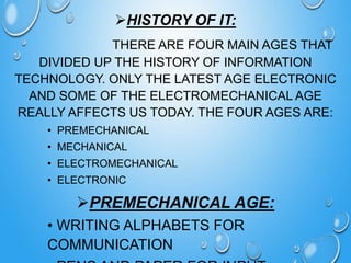 Information technology.oop