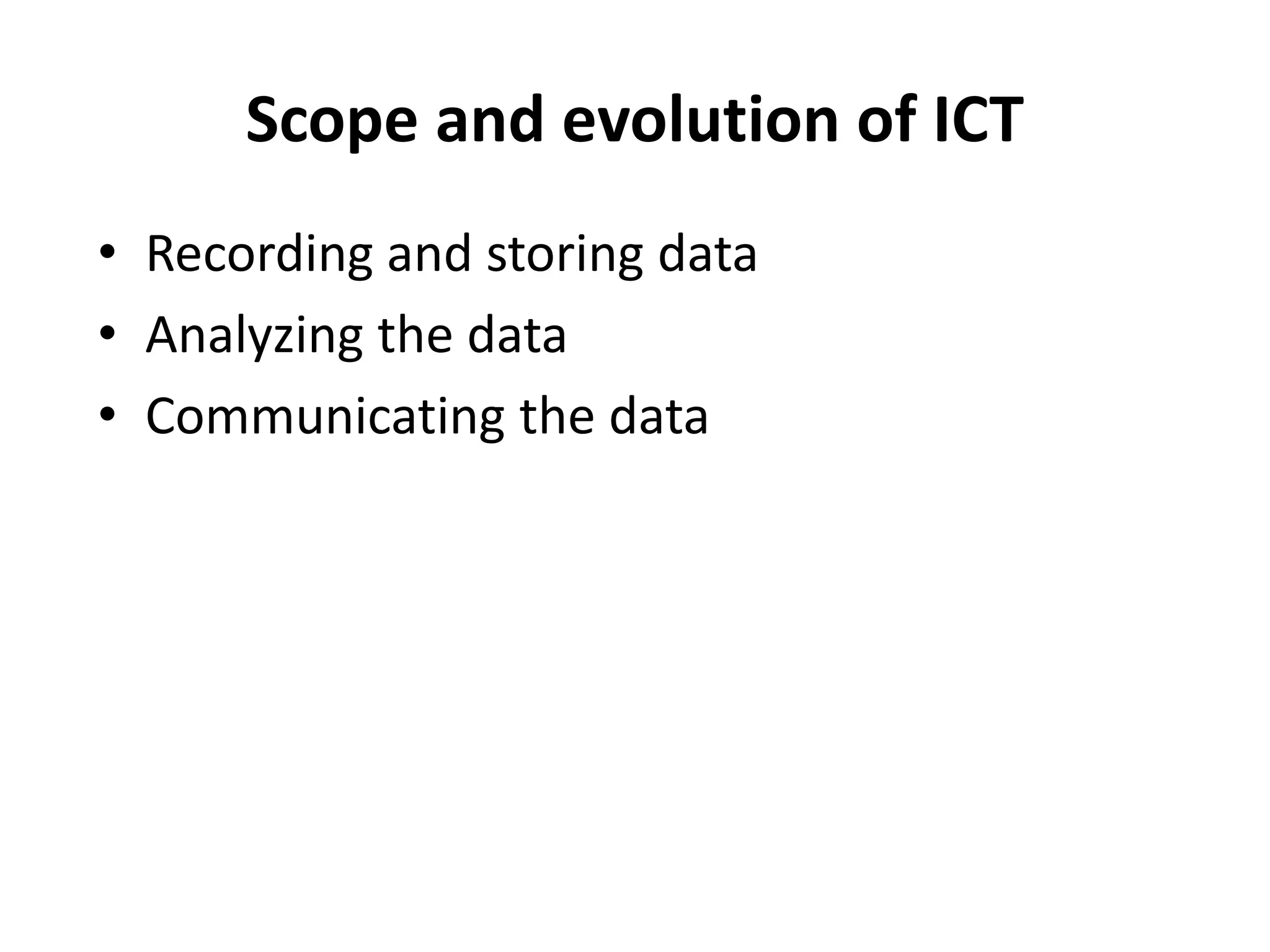 Information and communication technology | PPT