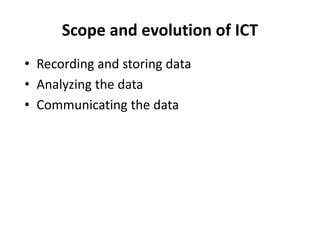 Information and communication technology | PPT