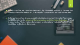 Information technology act | PPTX