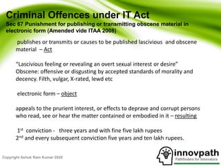 Information Technology Act - Offences edited.pdf | Crime & Harmful Acts ...