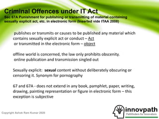 Information Technology Act - Offences edited.pdf | Crime & Harmful Acts ...