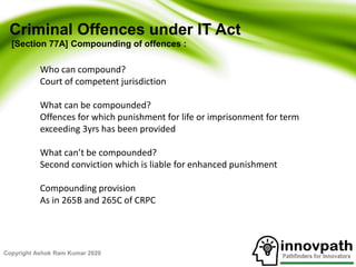 Information Technology Act - Offences edited.pdf | Crime & Harmful Acts ...