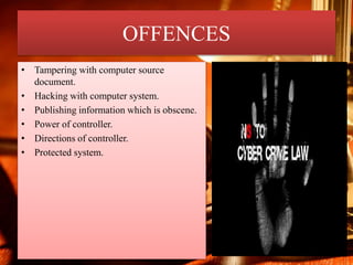 Information technology act, 2000 | PPTX | Law