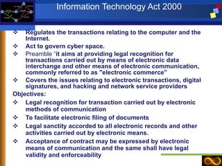 Information Technology Act | PPT