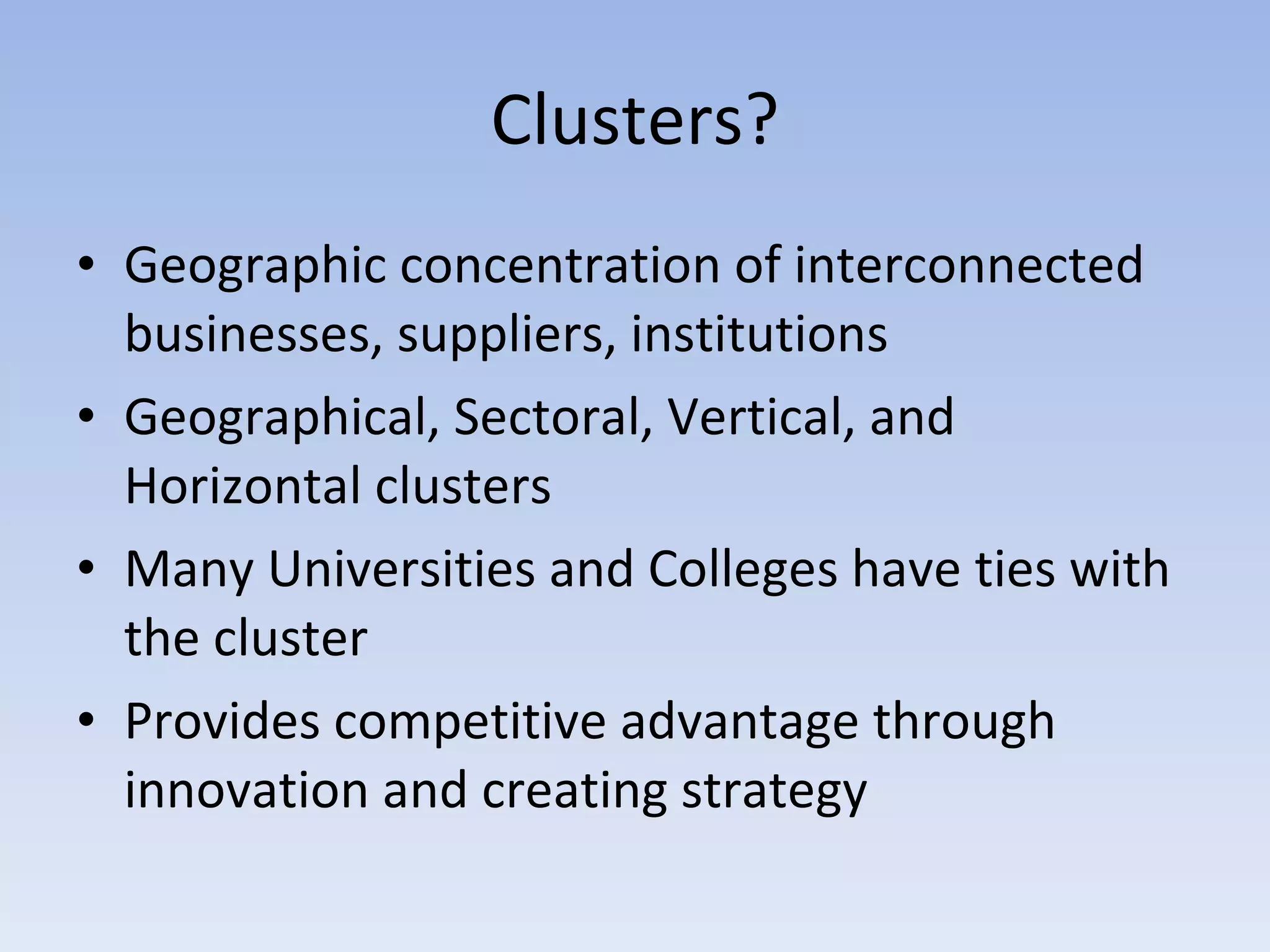 Information technology cluster | PPT