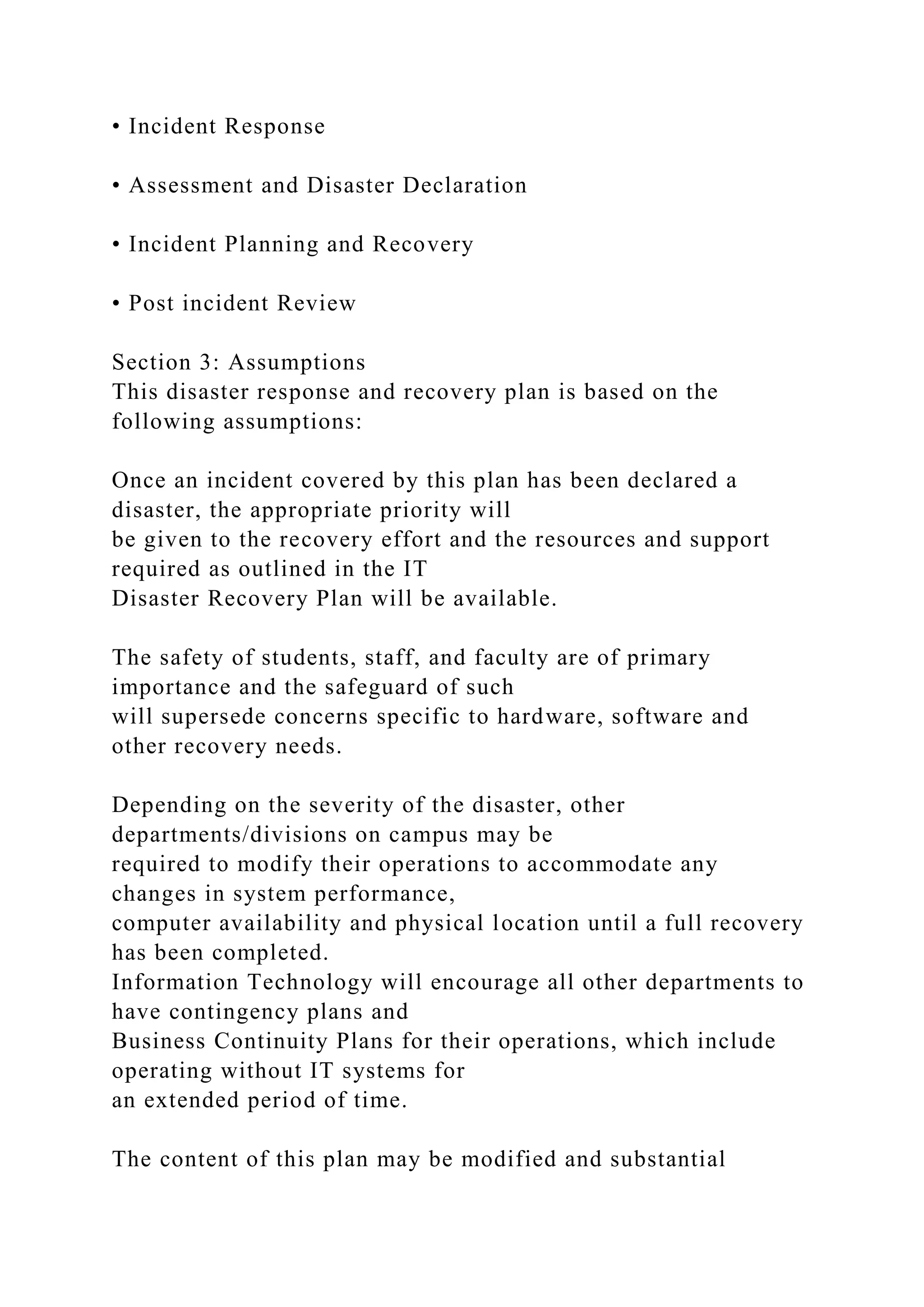 INFORMATION TECHNOLOGY DISASTER RECOVERY PLAN 1250.docx