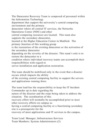 INFORMATION TECHNOLOGY DISASTER RECOVERY PLAN 1250.docx