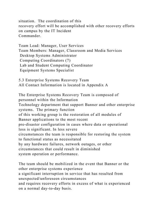 INFORMATION TECHNOLOGY DISASTER RECOVERY PLAN 1250.docx