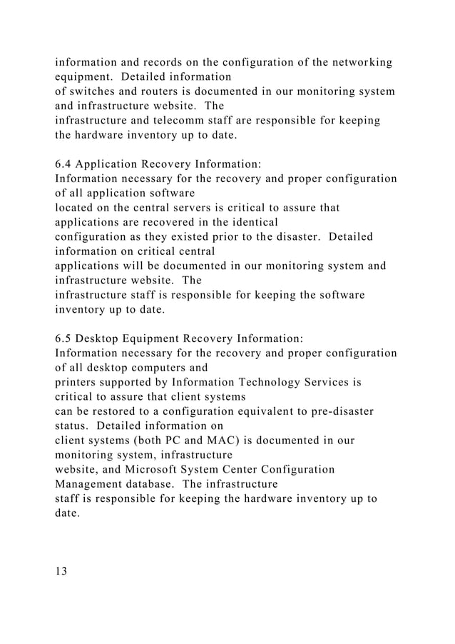 INFORMATION TECHNOLOGY DISASTER RECOVERY PLAN 1250.docx