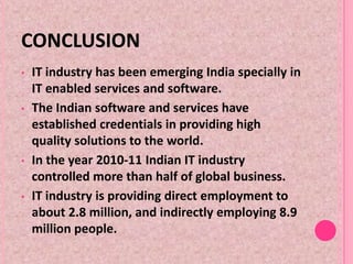 Information technology industry | PPTX