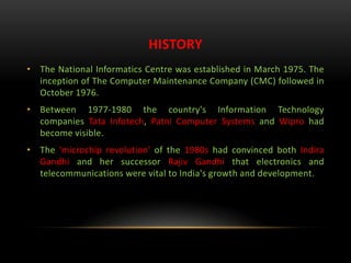 Information technology industry of india | PPTX