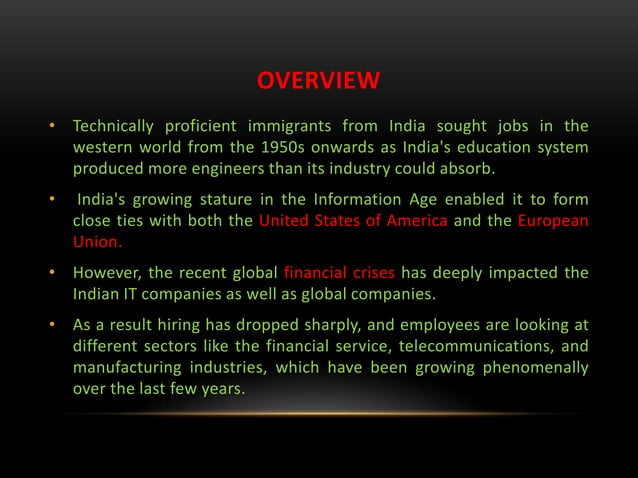 Information technology industry of india | PPT