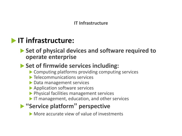 Information Technology Infrastructure.pptx | Internet | Computing