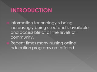 Information technology in medical field | PPTX