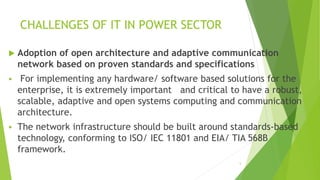 Information technology in power sectors | PPTX