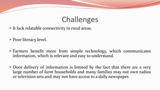 Information Technology in Rural Development | PPTX
