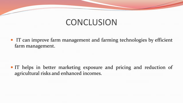 Information Technology in Rural Development | PPTX