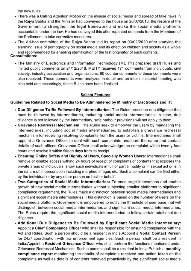 Information technology (intermediary guidelines and digital media ...