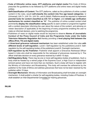 Information technology (intermediary guidelines and digital media ...