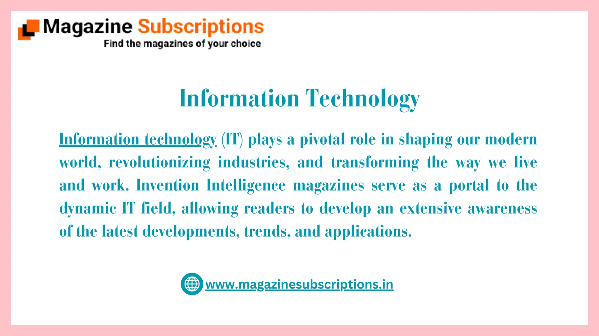 Information Technology Magazines - IT.pdf