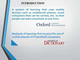 Presentation on MOBILE LEARNING | PPTX