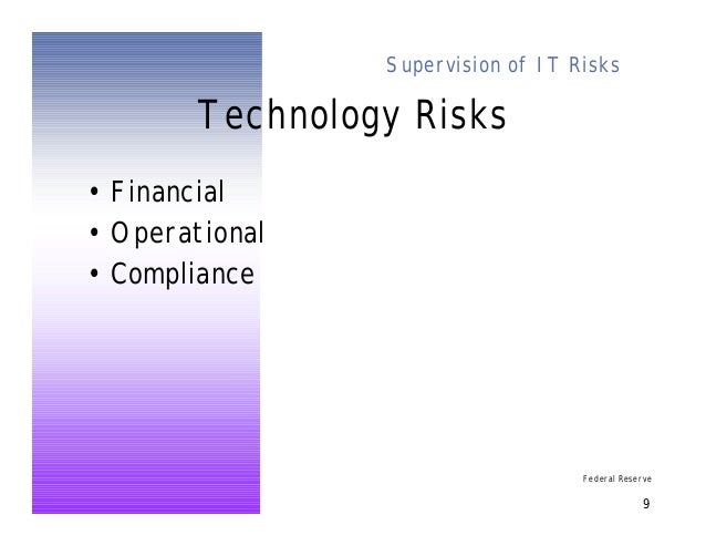 Information technology risks