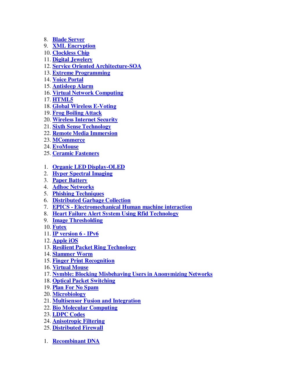 Information Technology Seminar Topics Information Technology Seminar Topics