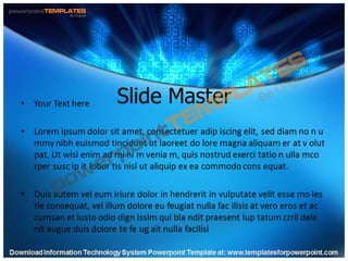 Information Technology System Powerpoint Template | PPT