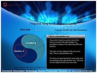 Information technology system powerpoint template | PPTX | Technology ...