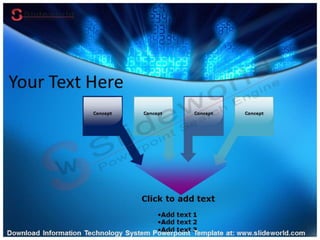Information technology system powerpoint template | PPTX | Technology ...