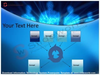 Information technology system powerpoint template | PPTX