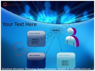 Information technology system powerpoint template | PPTX