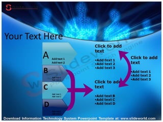 Information technology system powerpoint template | PPT