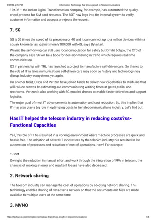 Information Technology that drives growth in Telecommunications.pdf