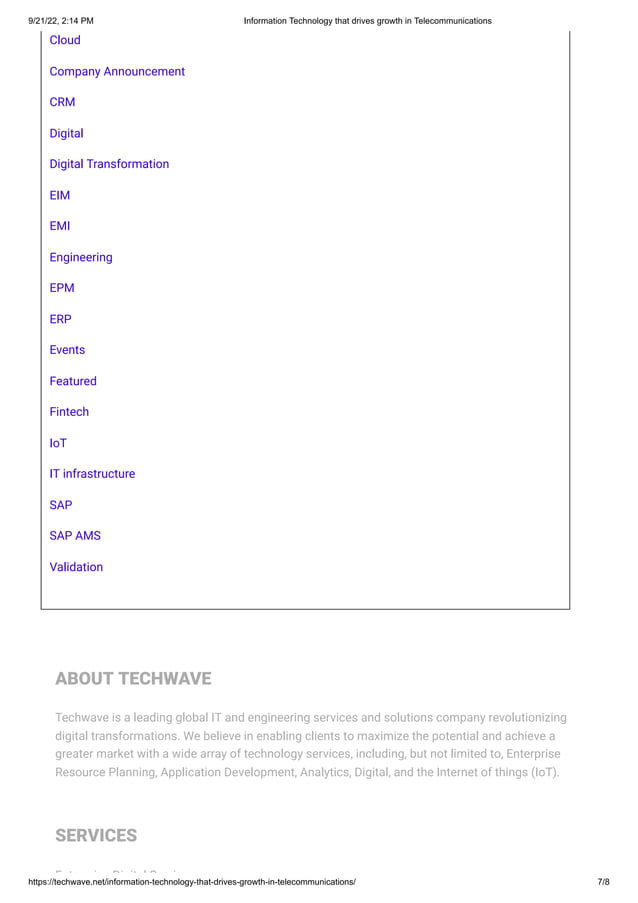 Information Technology that drives growth in Telecommunications.pdf
