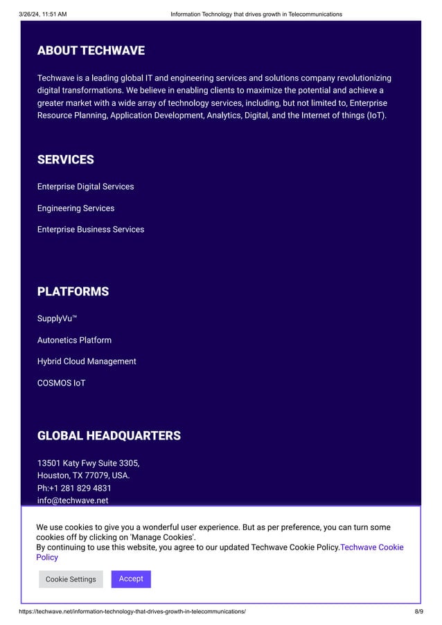 Information Technology that drives growth in Telecommunications.pdf