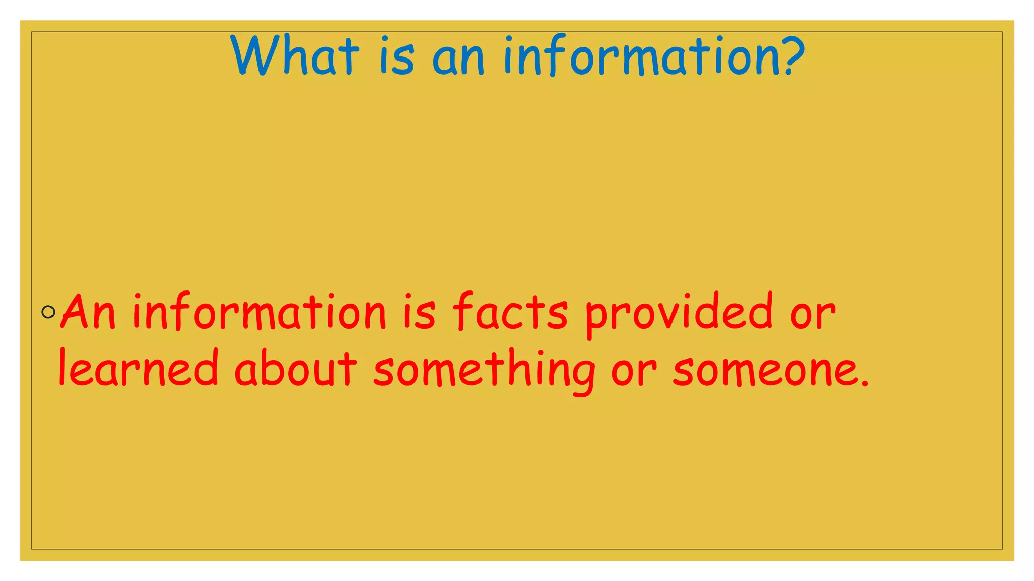Information text | PPT