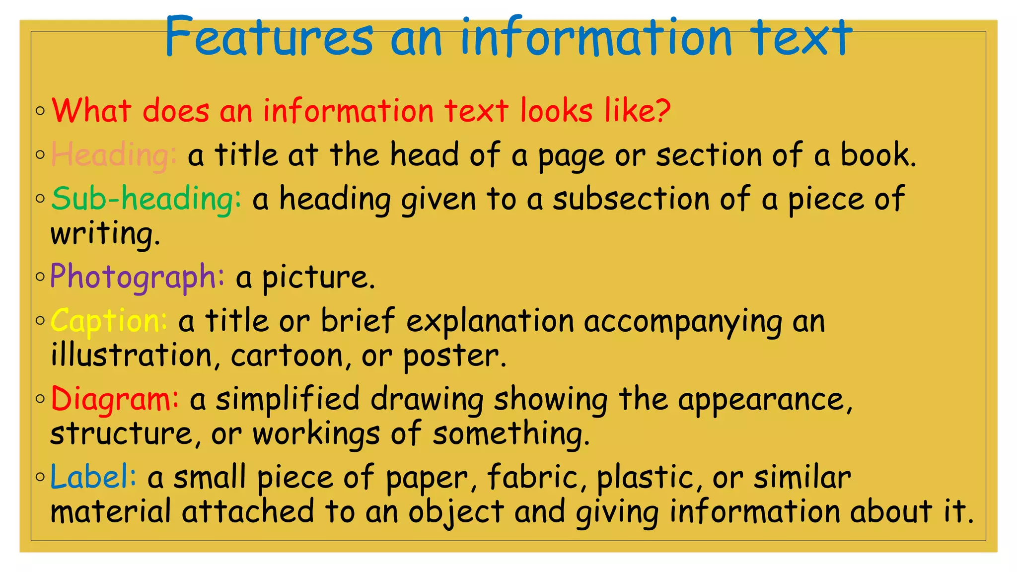 Information text | PPT