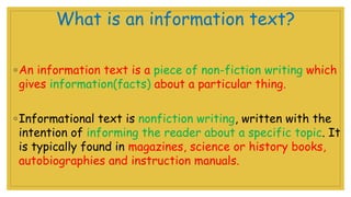 Information text | PPT