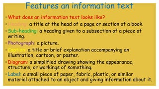 Information text | PPT | Free Download