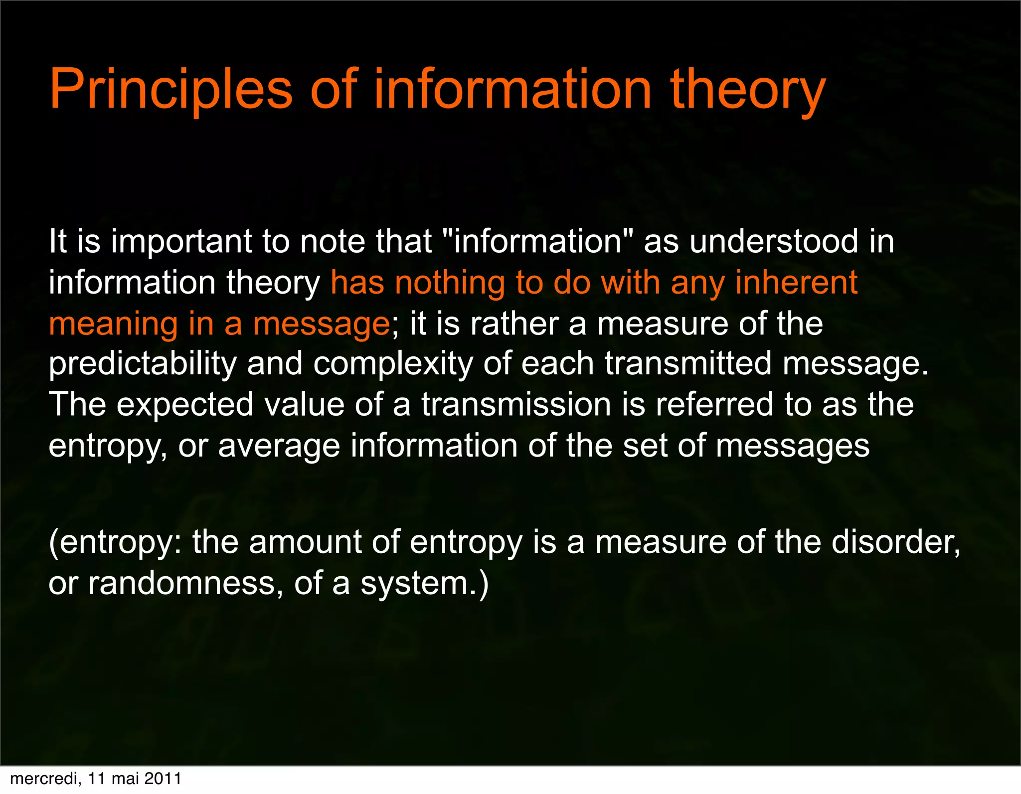 Information theory | PDF