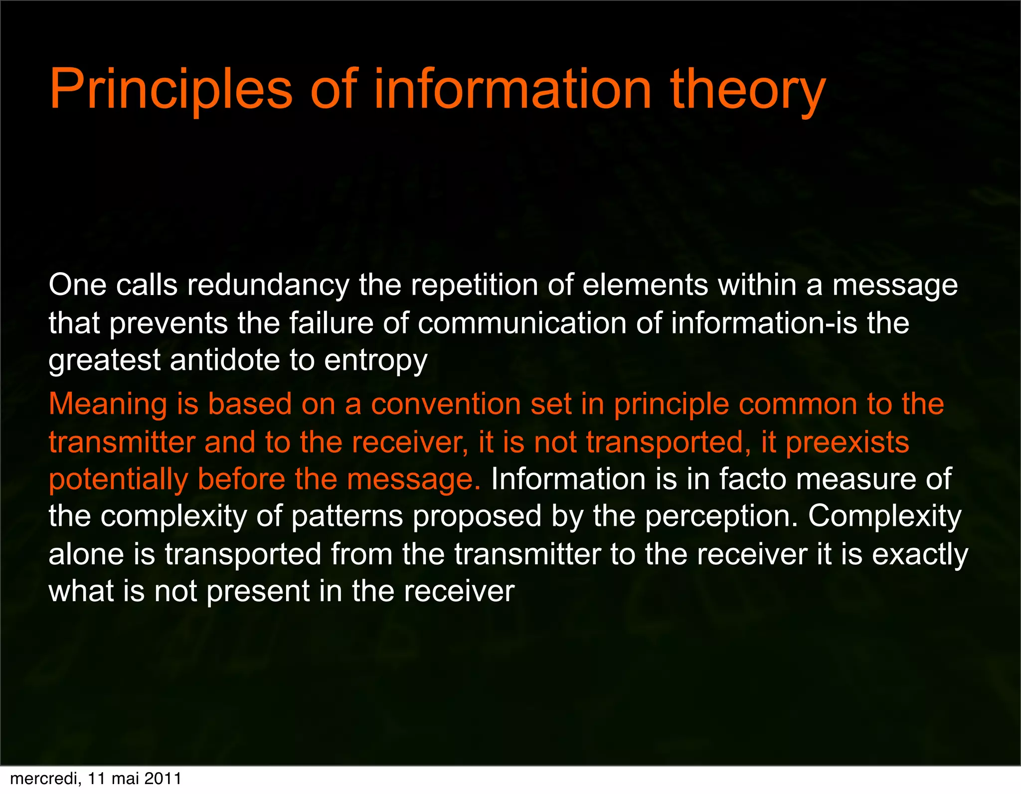 Information theory | PDF