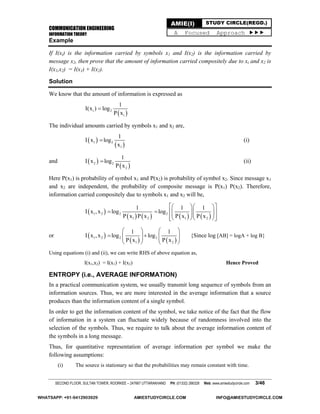 Information theory | PDF | Physics | Science