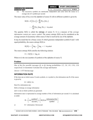 Information theory | PDF | Physics | Science