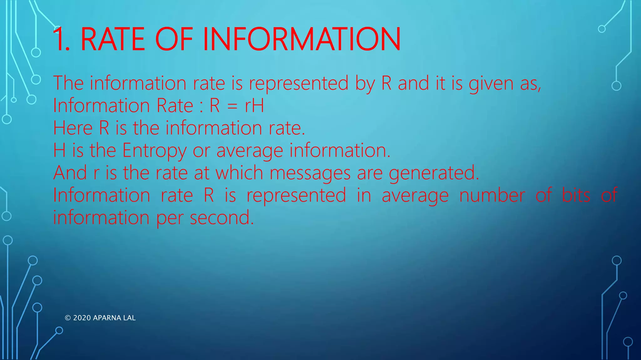 Information theory | PPT