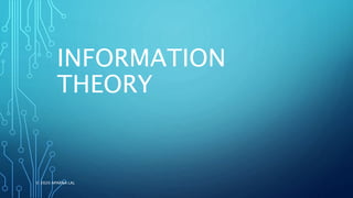 Information theory | PPT