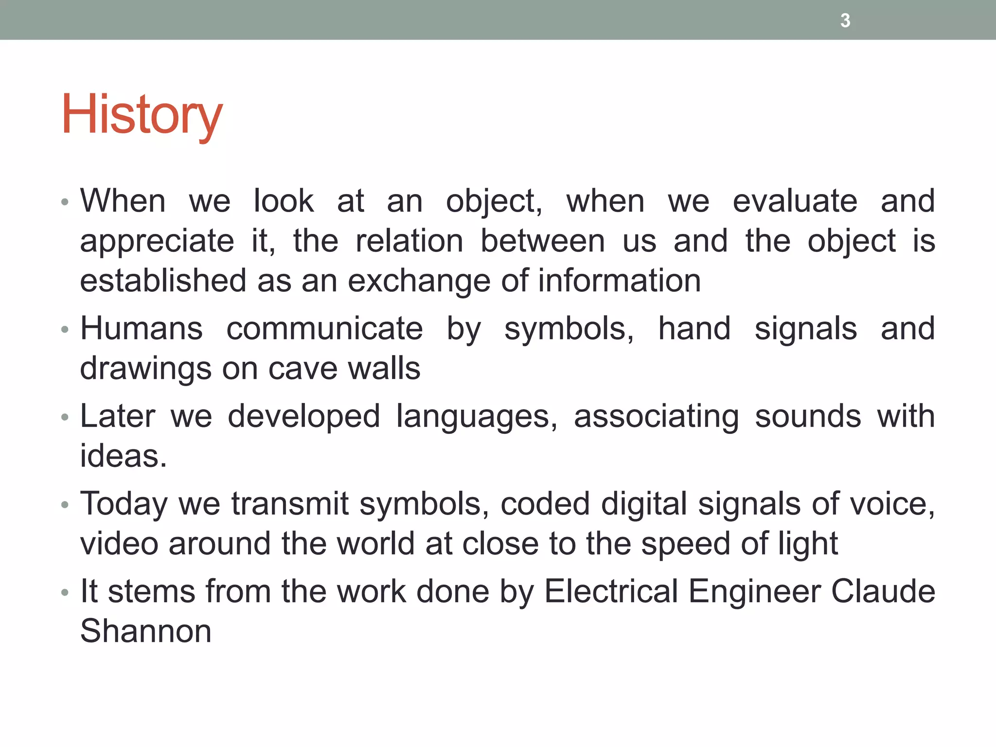Information theory | PPTX