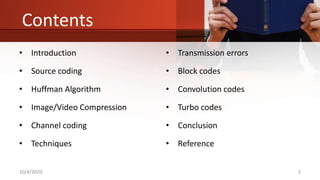 Applications of information theory in communication engineering | PPT